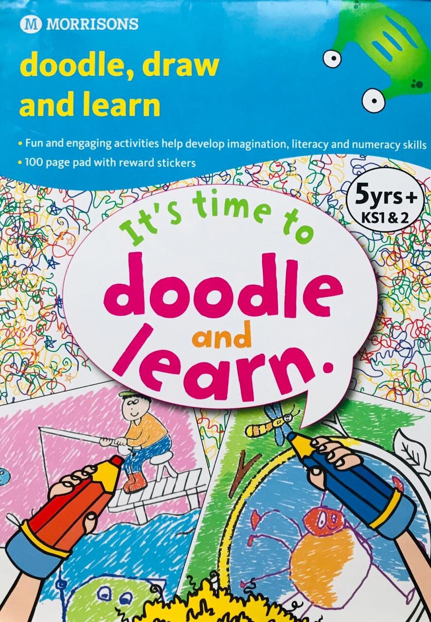 DOODLE DRAW AND LEARN – Scribble Books & School Supplies