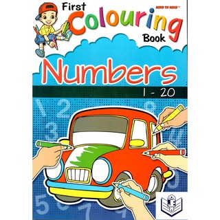 FIRST COLOURING BOOK NUMBERS 1-20 – Scribble Books & School Supplies