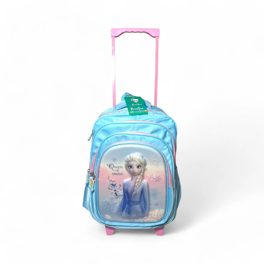 3D Frozen School Trolley Bag For Girls – Scribble Books & School Supplies