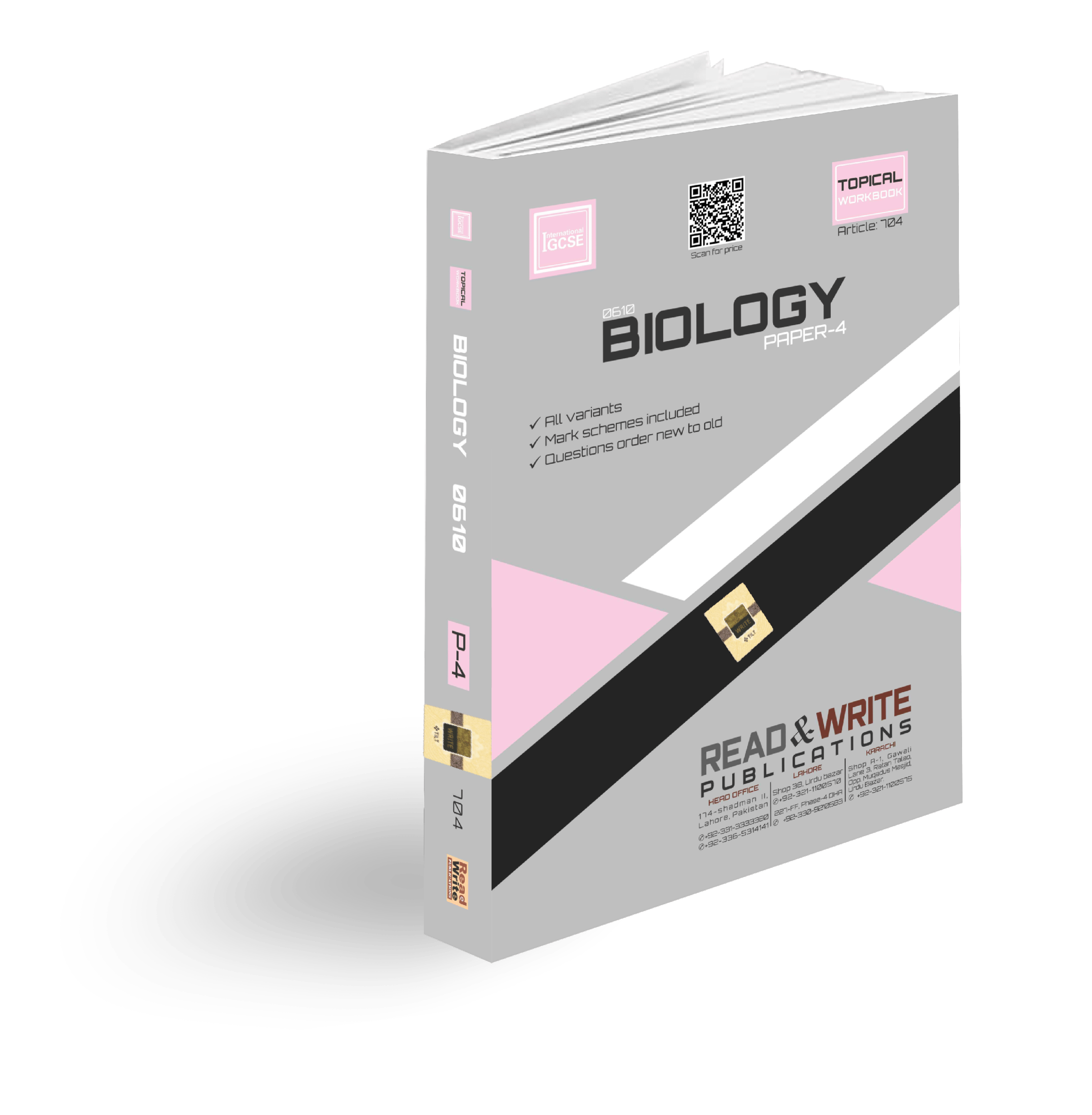IGCSE TOPICAL PAST PAPERS BIOLOGY P4 704 – Scribble Books & School Supplies