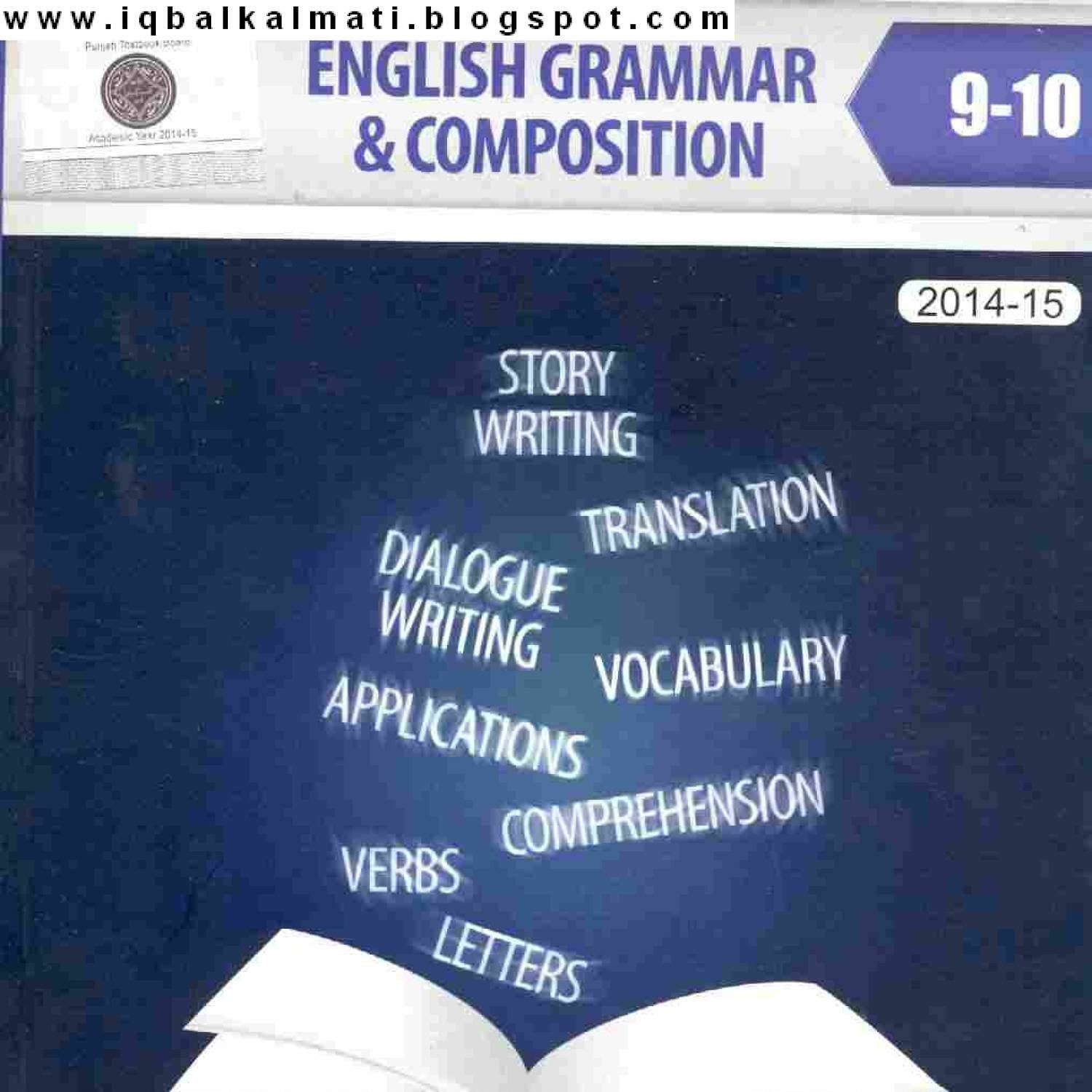 ENGLISH GRAMMAR & COMPOSITION 9-10 – Scribble Books & School Supplies