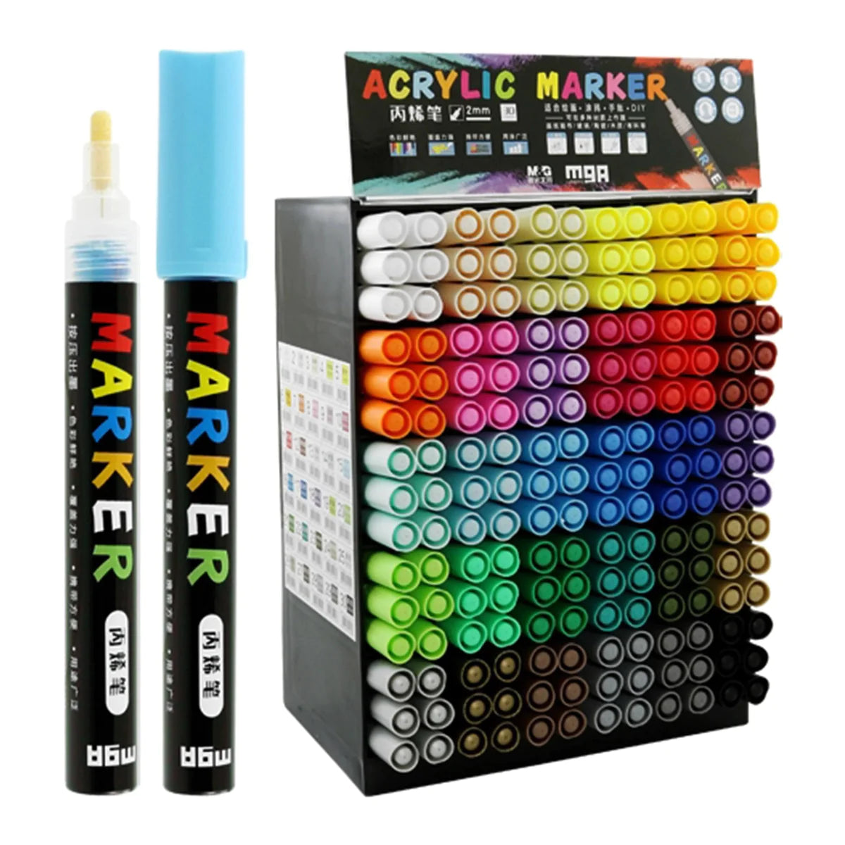 M&G ACRYLIC MARKERS REGULAR – Scribble Books & School Supplies