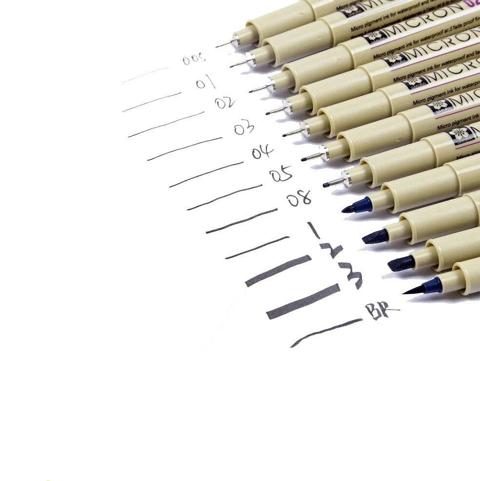 SAKURA PIGMA MICRON PEN SET – Scribble Books & School Supplies