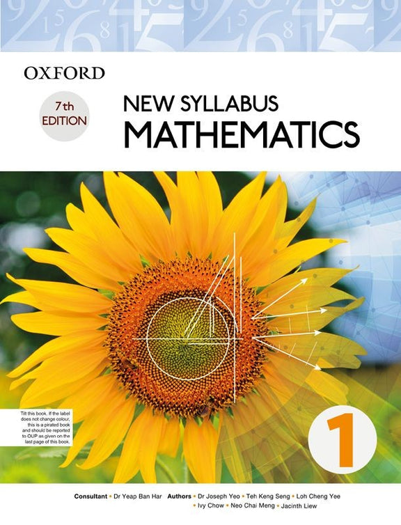 Oxford New Syllabus Mathematics Book 1 (7th edition) – Scribble Books ...